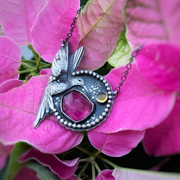 The Healer Necklace - Hummingbird Necklace – Lilyblonde